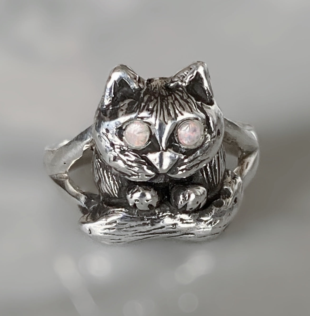 Opal Cat Ring – Drowning Bear